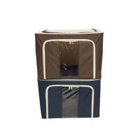 China Waterproof Large Collapsible Fabric Storage Bins Stackable Ultralight ISO9001 for sale