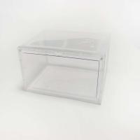 China Acrylic Plastic Collapsible Household Shoe Box With Magnetic Odorless Waterproof for sale