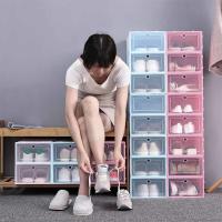 China Transparent Shoe Box Organizer for sale