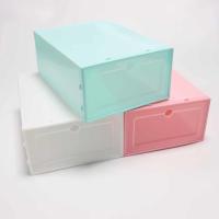 China ODM Foldable Household Shoe Box Multiscene Use Stackable Assembled Space Saving for sale