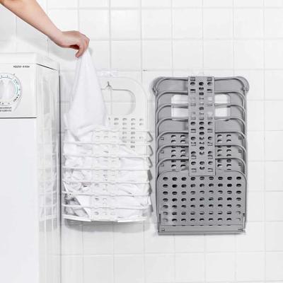 China Washable Practical Wall Mounted Hamper , Silk Road Enterprise Portable Hanging Laundry Baskets for sale