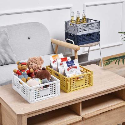 China Silk Road Enterprise Cube Plastic Household Storage Containers For Sundries Organizer Drainable for sale