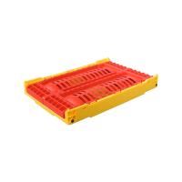China PP Plastic Stackable Folding Storage Crate With Handle for sale