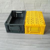 China Small Vented Collapsible Storage Crate PP Plastic For Snack Fruit for sale