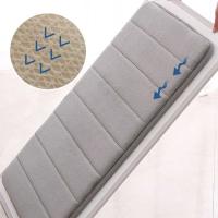 China Soft Absorbent Memory Foam Bathroom Mat For Tub Shower Toilet Floor for sale