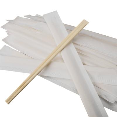 China Tensoge Flatware Type Chopsticks Logo Customized Full Paper Sleeve Biodegradable Disposable Bamboo With Customized for sale