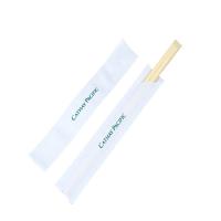 China Take Away Food Chopsticks Disposable Bamboo Tensoge with Custom Paper Cover in Modern Style for sale
