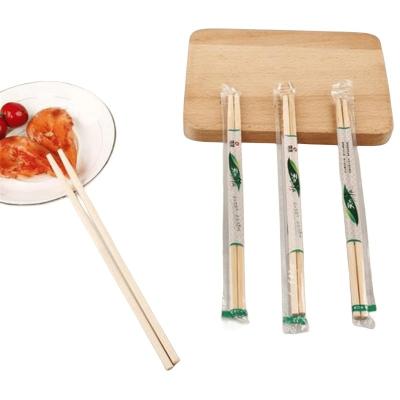 China Natural Color Paper Sleeve Packing Bamboo Round Chopsticks for Household/Restaurant/Hotel in Large Quantity for sale
