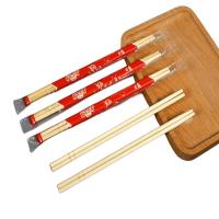 China Modern Style Paper Sleeve Packing Bamboo Round Chopsticks for Household/Restaurant/Hotel Hospitality for sale