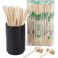 China Paper Sleeve Packing Bamboo Round Chopsticks for Household/Restaurant/Hotel and Samples Free. Freight Collect for sale