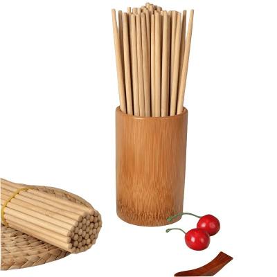 China Disposable Take Away Round Bamboo Chopsticks Sushi Chopsticks Personalized 100% Natural Moso Bamboo for sale