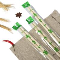 China 100% Natural Moso Bamboo Round Chopsticks Durable and Eco-Friendly for Household/Restaurant/Hotel for sale