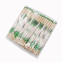 China Giveaways Eco-friendly Round Shape Disposable Bamboo Chopsticks with Customizable Logo and Customer's Requirement for sale