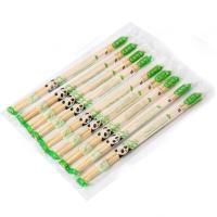 China Stocked Eco-friendly Disposable Bamboo Chopsticks with Round Shape and Flatware Type Chopsticks for sale