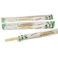 China Business Gifts Round Bamboo Disposable Chopsticks with Customized Logo and 100% Natural Bamboo Material for sale