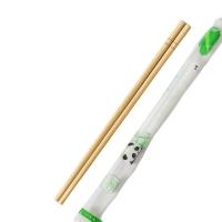 China Full Wrapped Bamboo Chopsticks Perfect for Custom Logo and Packing Boutique Round Stick Disposable for sale