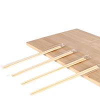 China Natural Bamboo Disposable Round Chopsticks with OPP Package For Household/Restaurant/Hotel Flatware Type Chopsticks for sale