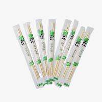 China Customized Personalized Packaging Disposable Chopsticks Hot Round Bamboo Chopsticks in 100% Natural Color for Bulk Orders for sale