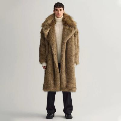 China Men's Faux Fur Coat Winter Cardigan Europe and America for sale