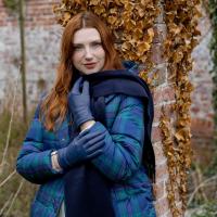China HONGJUN Single-Point Faux Leather Gloves for sale
