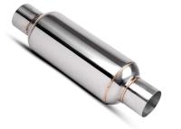 China Straight Through 12 Inch Length Car Exhaust Resonator for sale
