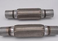 China 57mmx203mm 201 Stainless Steel Exhaust Flex Pipe With Nipples for sale