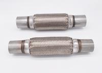 China ID 57mm Overall 252mm exhaust pipe Vibration Absorb Truck Connector Stainless Steel Exhaust Bellows Flex Pipe for sale
