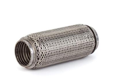 China Mesh Braided 45mm×254mm Stainless Steel Exhaust Flex Pipe for sale