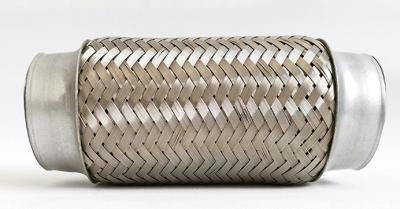 China Outer Braided 51mmX200mm SS201 Flexible Steel Exhaust Pipe for sale