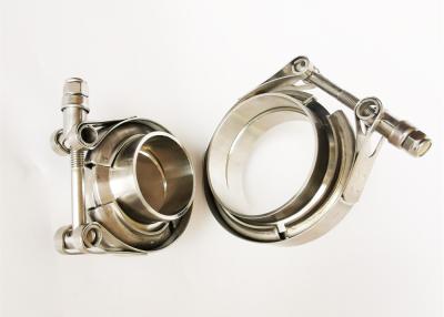 China 19mm 2.5 Inch Stainless Steel Exhaust Clamps With Flanges for sale
