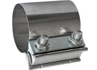 China Wide Band 64mm 2.5 Inch  Stainless Steel Exhaust Clamps for sale