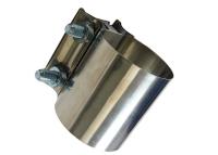 China Anti Corrosion SS304 57mm 2.25 Exhaust Sleeve Clamp for sale