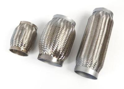 China Double Braided 45mm 4 Inch Stainless Steel Exhaust Flex Pipe for sale