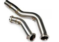 China Tig Welding Stainless Steel Downpipes For BMW F80/F82 M3/M4/M2 for sale