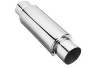 China Ultra Quiet Round 1.2mm 3 Inch Exhaust Resonator for sale