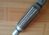 China 2 1/4''X 8''/ 12'' 1.0mm 1.2mm Stainless Flex Pipe With Nipples for sale