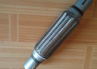 China 2 1/4''X 8''/ 12'' 1.0mm 1.2mm Stainless Flex Pipe With Nipples for sale