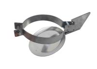 China Polished 8in Chrome Plated Steel Rain Cap for sale