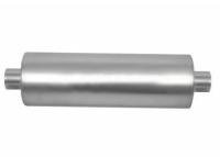 China Performance Exhaust 2.50 Inch Center / Center Round Race Muffler for sale
