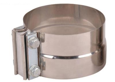 China Aluminized Steel Butt Joint 3 Exhaust Pipe Clamp for sale