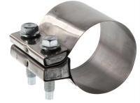 China T304 Polished 64mm 2.5 Stainless Exhaust Clamp for sale