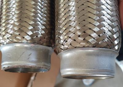 China Auto Engine Stainless Steel Exhaust Parts 51 X 150mm Flexible Exhaust Pipe for sale