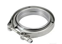 China Ss304 3 Inch V Band Clamp 2mm Stainless Steel Exhaust Parts With Cnc Flanges for sale