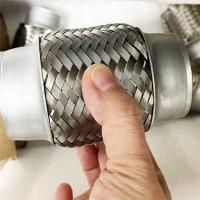 China Id 40mm Braided Bellows Stainless Steel Exhaust Parts With 1.2mm Welded Pipe for sale