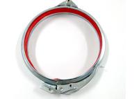 China 1.0mm 1.2mm 3 Stainless V Band Clamp For Dust Collection System for sale