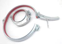 China Carbon 80mm Lever Lock Ring For Industrial Ducting for sale