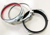 China Dust Collection Pipe 160mm Quick Release V Band Clamp Standard Duty for sale