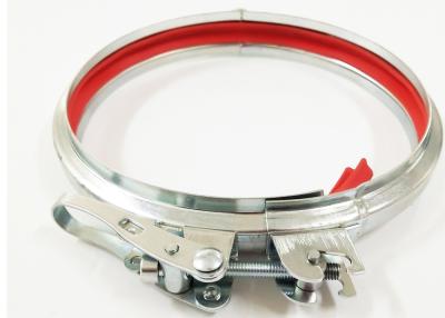 China Ring Round Adjustable Galvanized Steel Clamps For 6 Inch Dust Collection System for sale