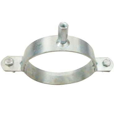 China M8 Nuts 80mm-400mm Galvanized Steel Clamps For Industrial Round Duct for sale