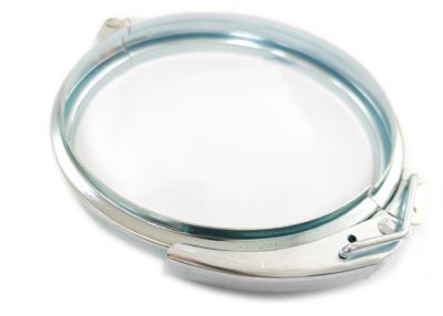 China Quick Release 550mm Galvanized Steel Clamps Custom For Spiral Duct for sale